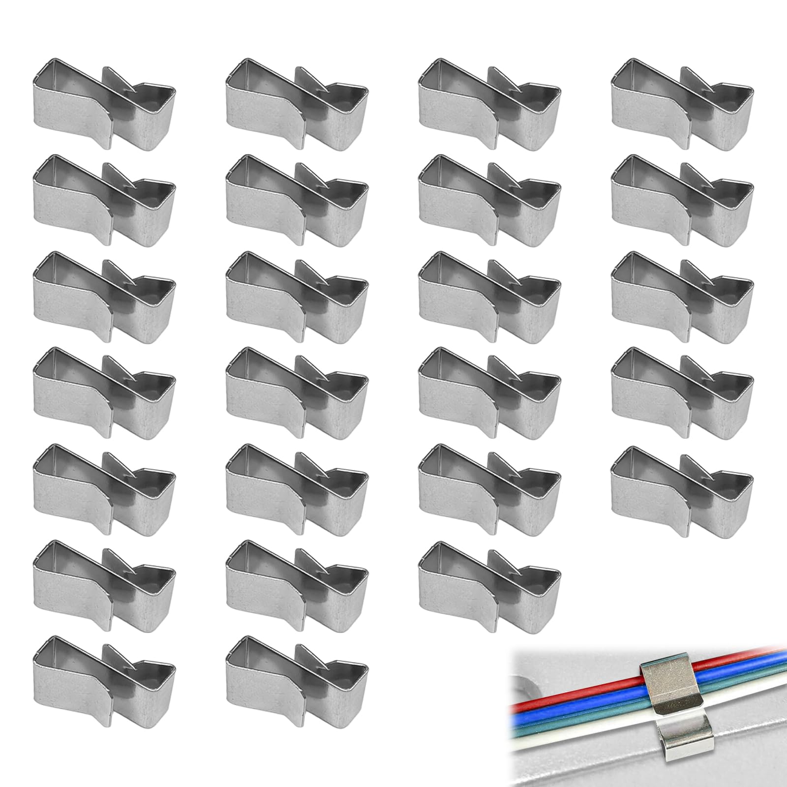 Trailer Safety Cables 25x Trailer Wiring Clips Attach Wiring To Frame ...