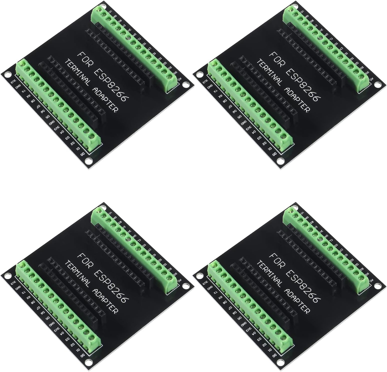 Amazon.com: 2Pcs ESP32 Expansion Board 30Pin GPIO Breakout Board 1 into ...