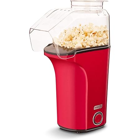 Amazon.com: Dash Hot Air Popcorn Popper Maker with Measuring Cup to ...