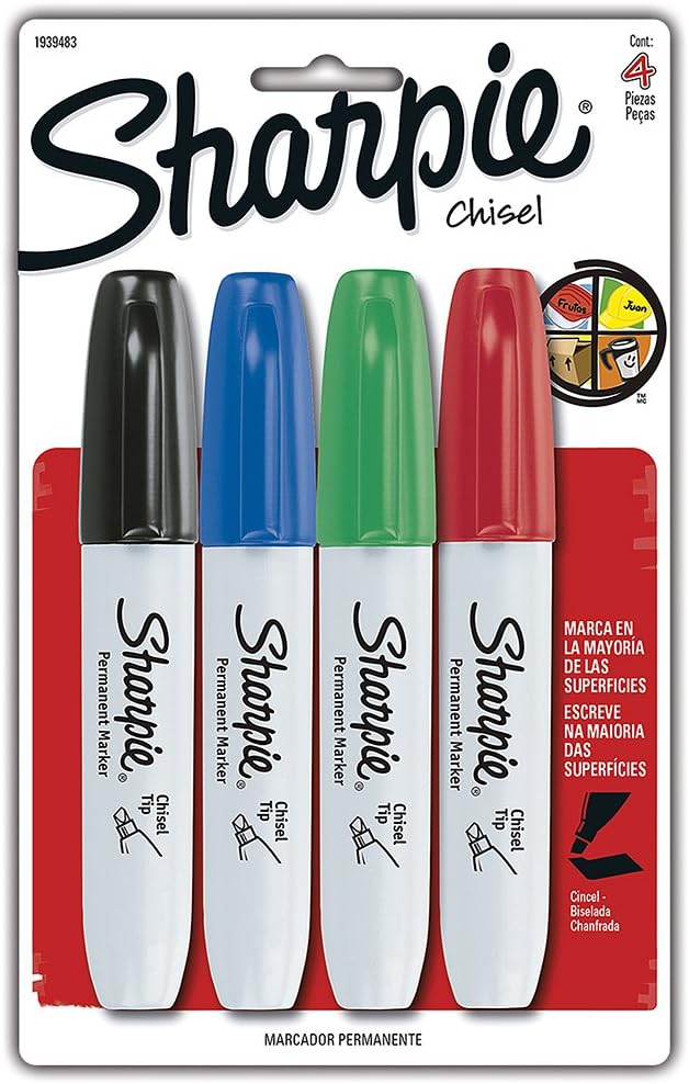 Sharpie M12500119353 Esterbrook Marcador Permanente Grueso, Caja de 12 ...