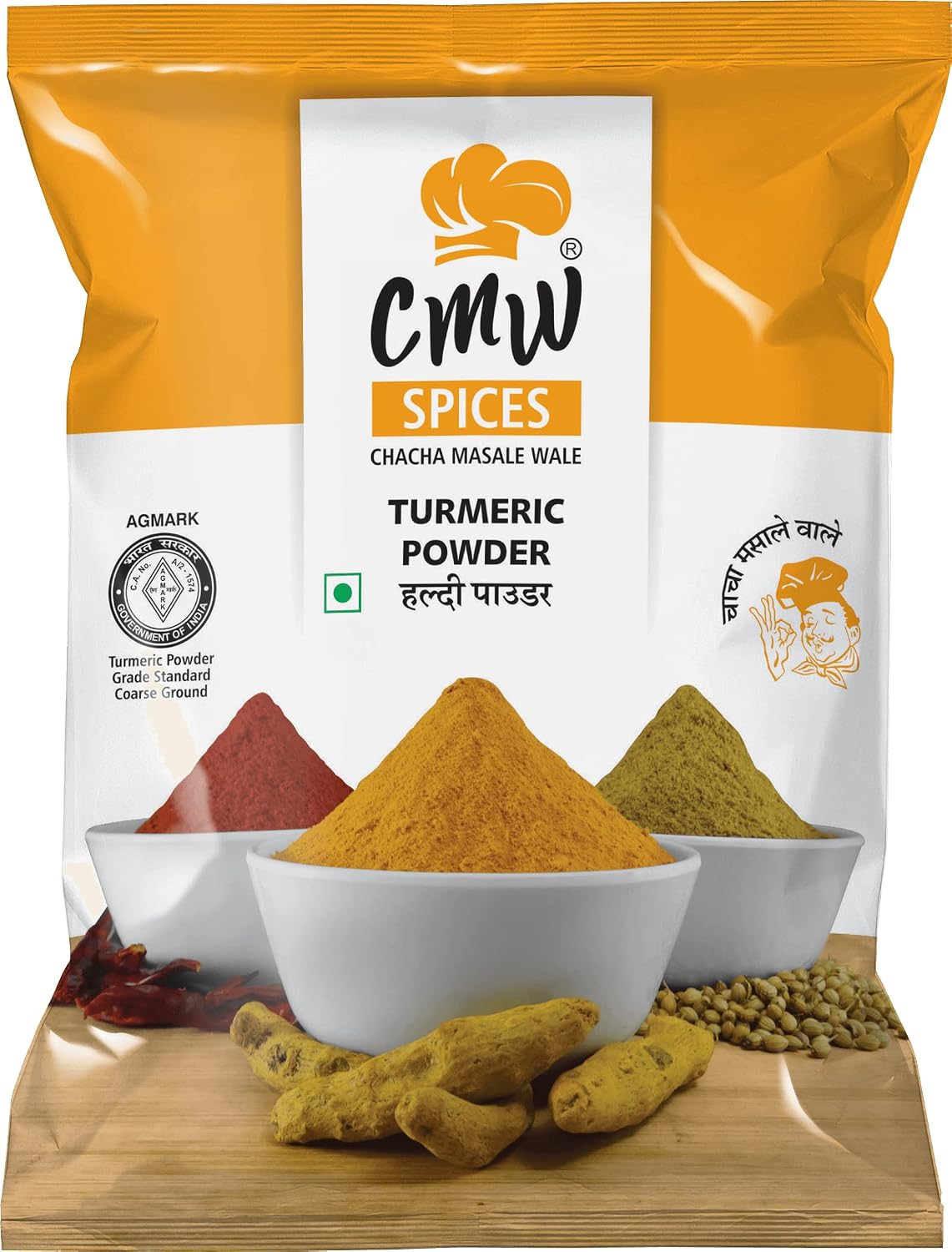 CMW Haldi Powder/Turmeric Powder 500gm : Amazon.in: Grocery & Gourmet Foods