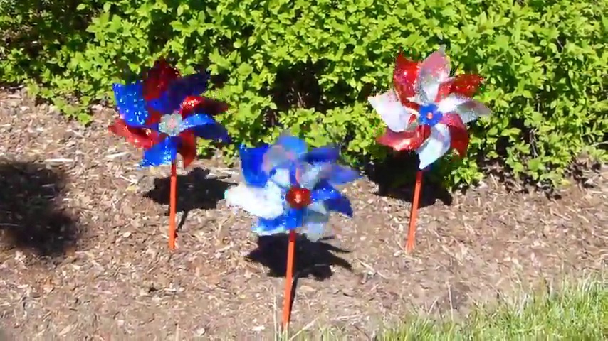 Metallic Dollar Tree Pinwheels