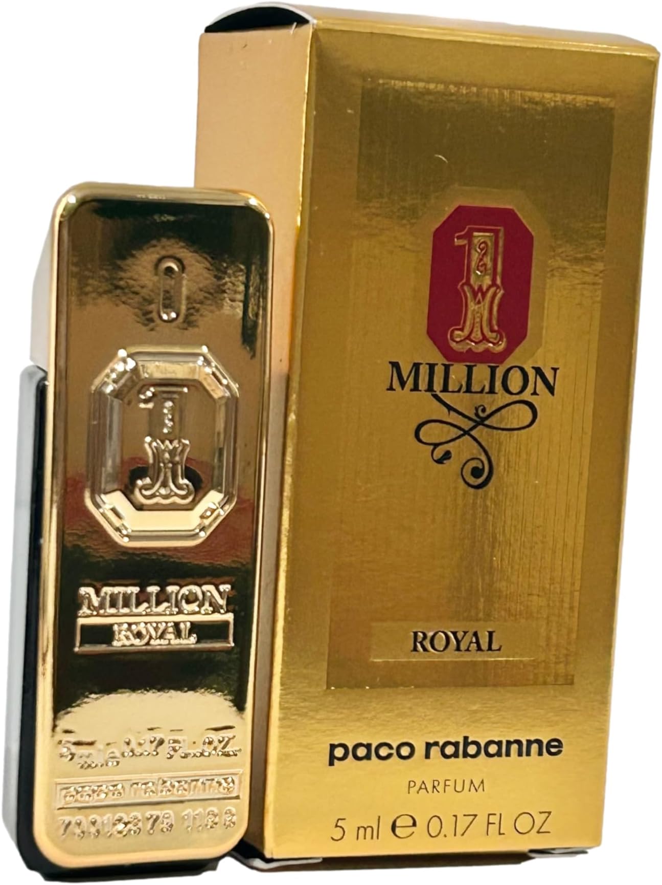 Amazon.com : Paco Rabanne 1 Million ROYAL PARFUM MEN splash On MINI ...