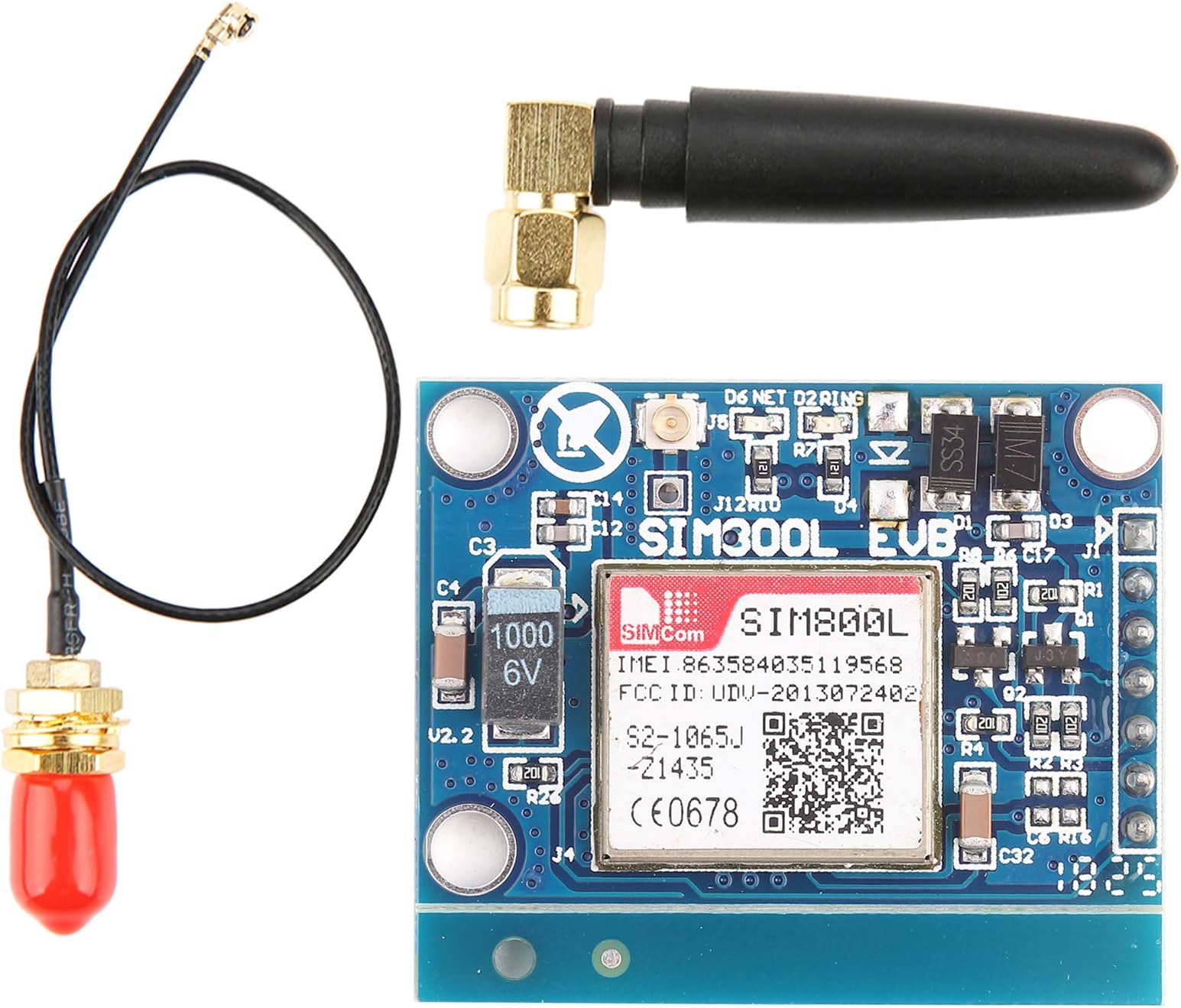 Amazon.com: GSM, SIM800L Module GSM GPRS Module with Antenna ...