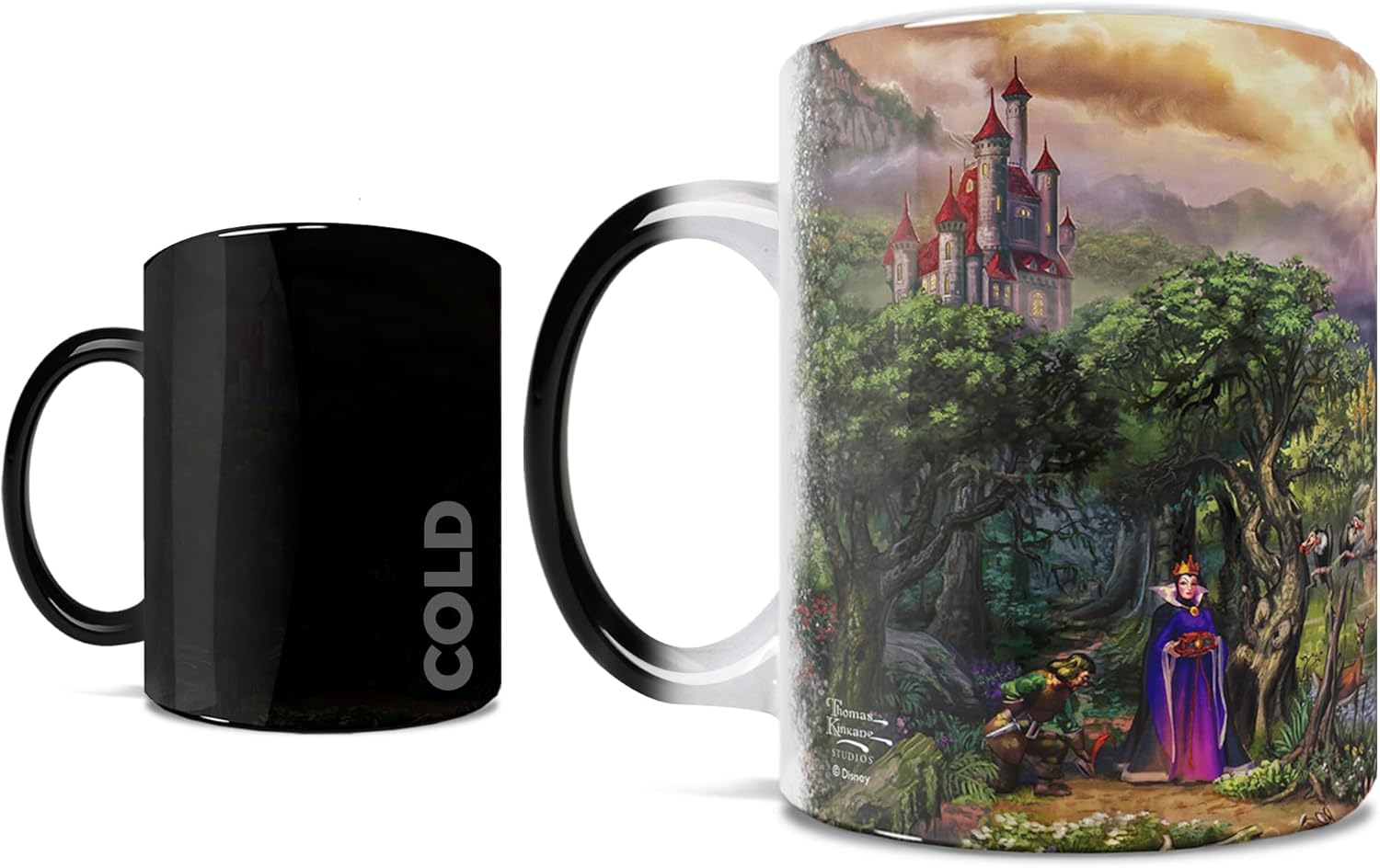 Amazon.com: Morphing Mugs Disney – The Evil Queen – Thomas Kinkade Studios - One 11 oz Color ...