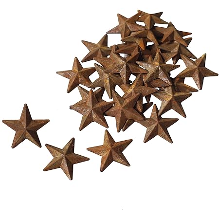 Amazon.com: Mini Metal Barn Star Antique Barn Star Halloween Christmas ...