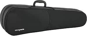 PURE GEWA Form Shaped Violin Case black with small music pocket 4/4 ...