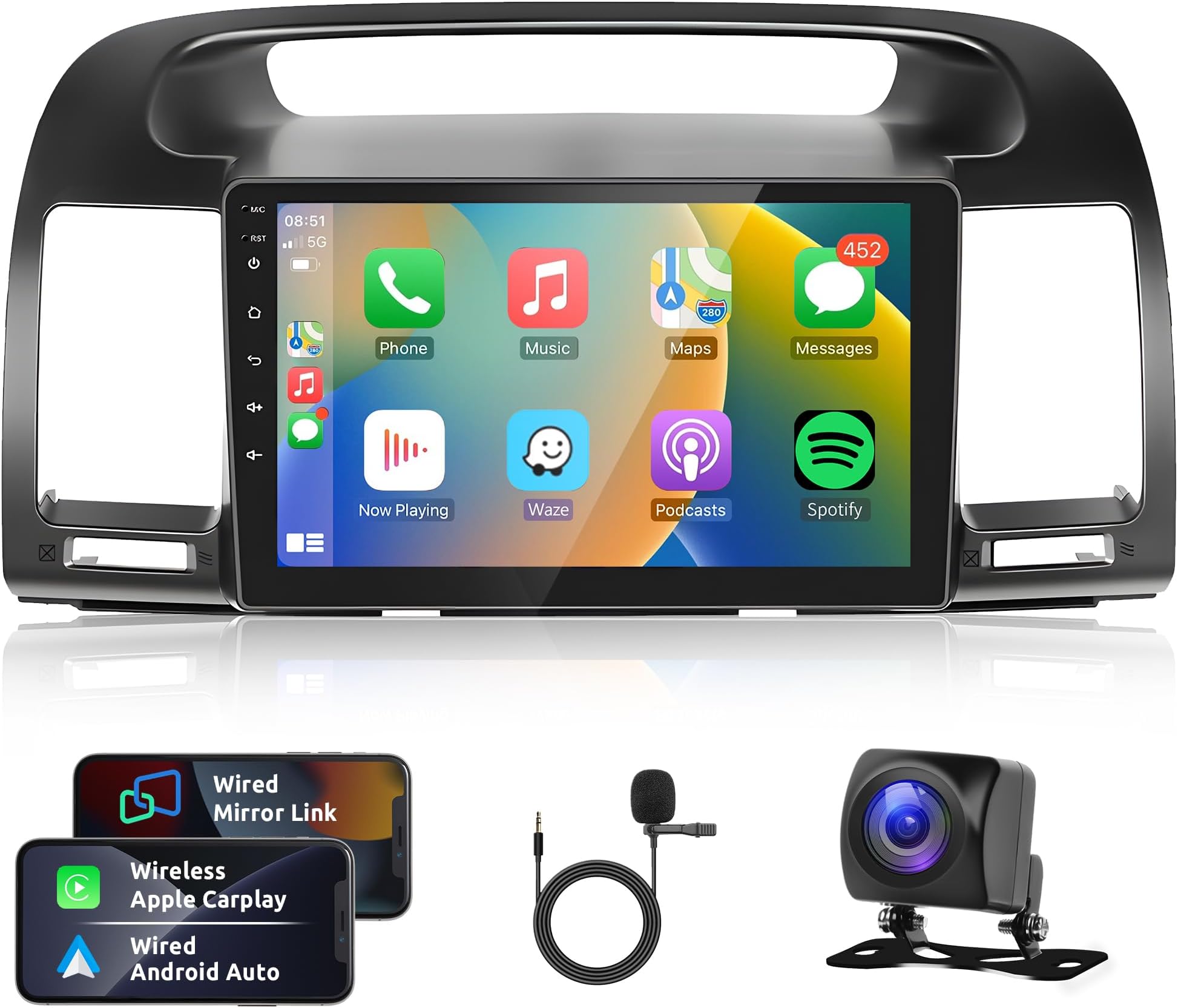 Amazon.com: 2G 64G Android Car Stereo for Toyota Camry 2000-2006 with ...