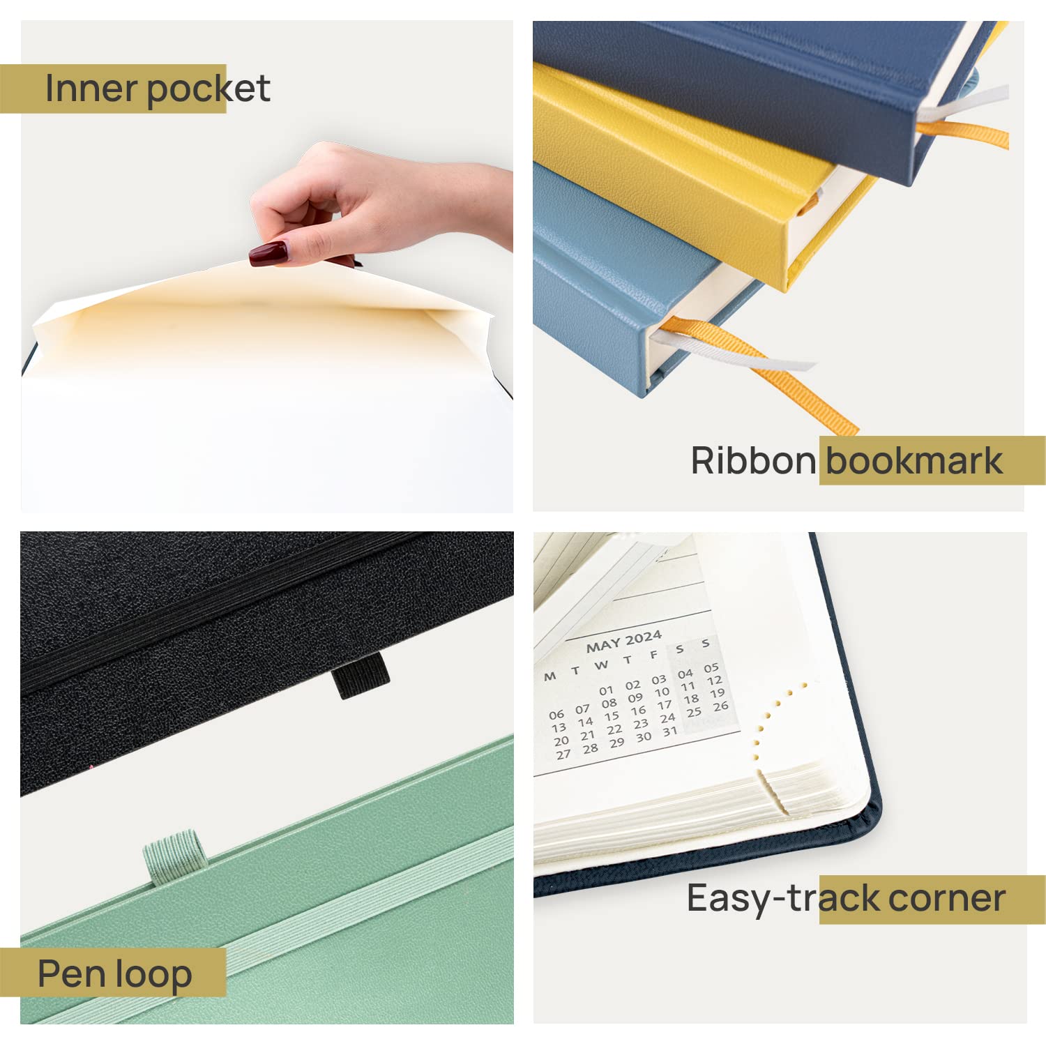 Snapklik.com : POPRUN 2023-2024 Daily Planner One Page A Day - Academic ...