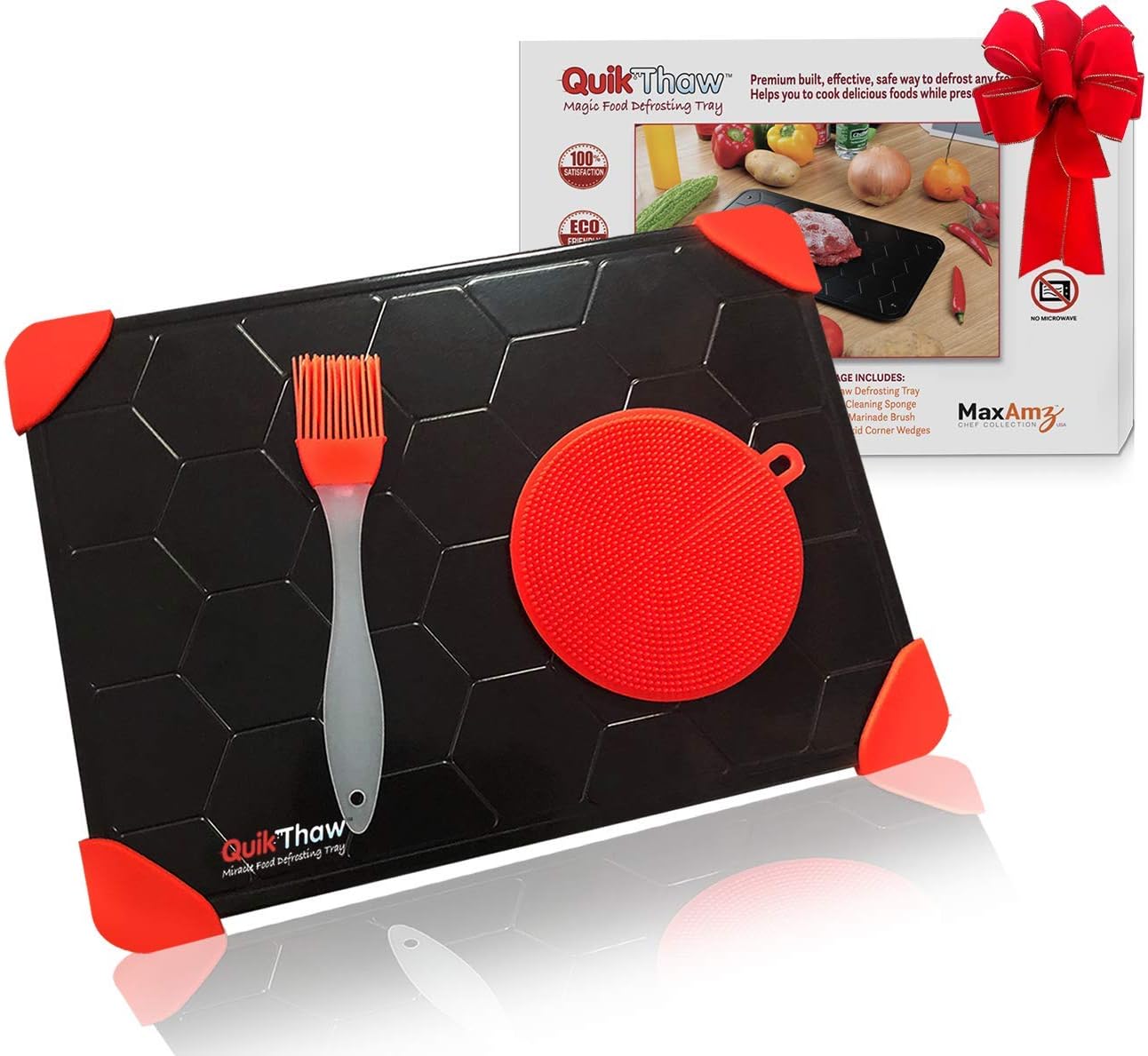 Amazon.com | Fast Defrosting Tray - Large Thawing Plate, Kitchen Tools ...