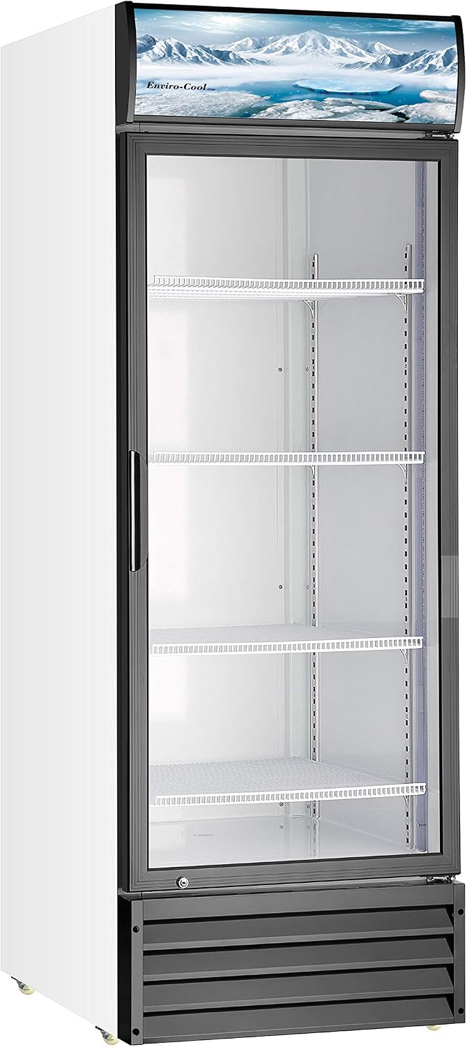 Amazon.com: Enviro-Cool ES22MGD-W Merchandiser Refrigerator ...