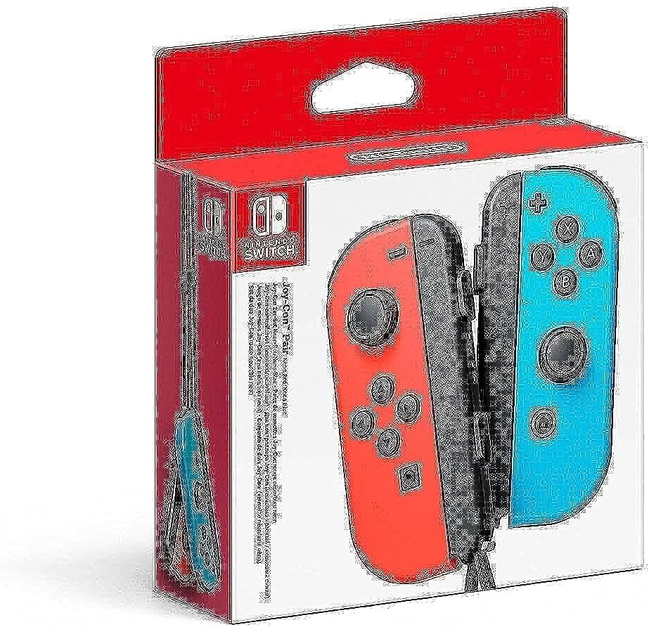 Nintendo Switch Joy-Con Controller Pair - Neon Red/Neon Blue (Nintendo ...
