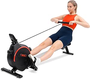Amazon.com : Winfita Magnetic Rower Machine, Foldable Rowing Machine ...