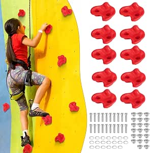Amazon.com: 10PCS Rock Climbing Holds,Extra Large Hard Plastic ...