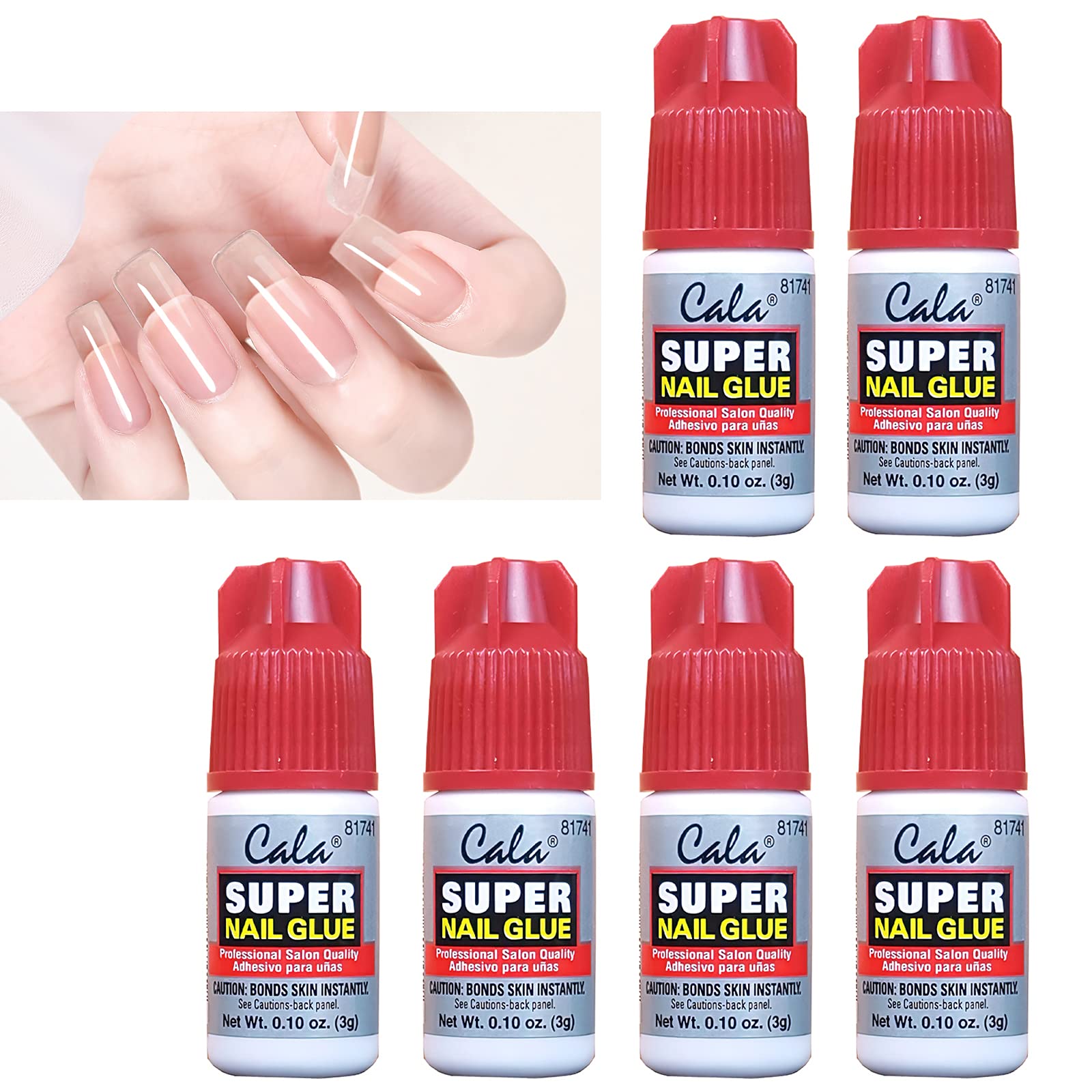 Cala Super Nail Glue Professional Salon Quality | Quick and Strong Nail ...