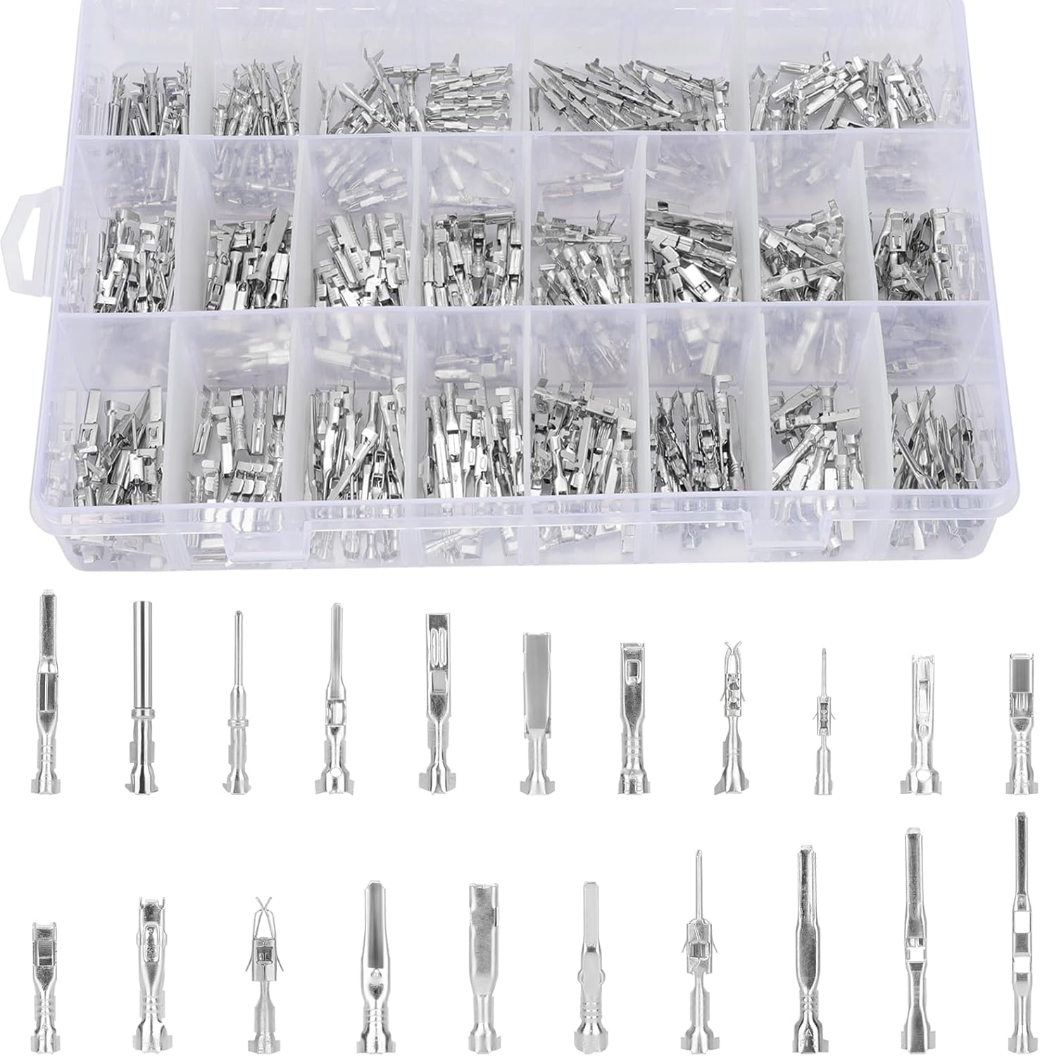 Amazon.com: Linkstyle 395PCS Connector Pins Terminal Kit, 21 Types ...