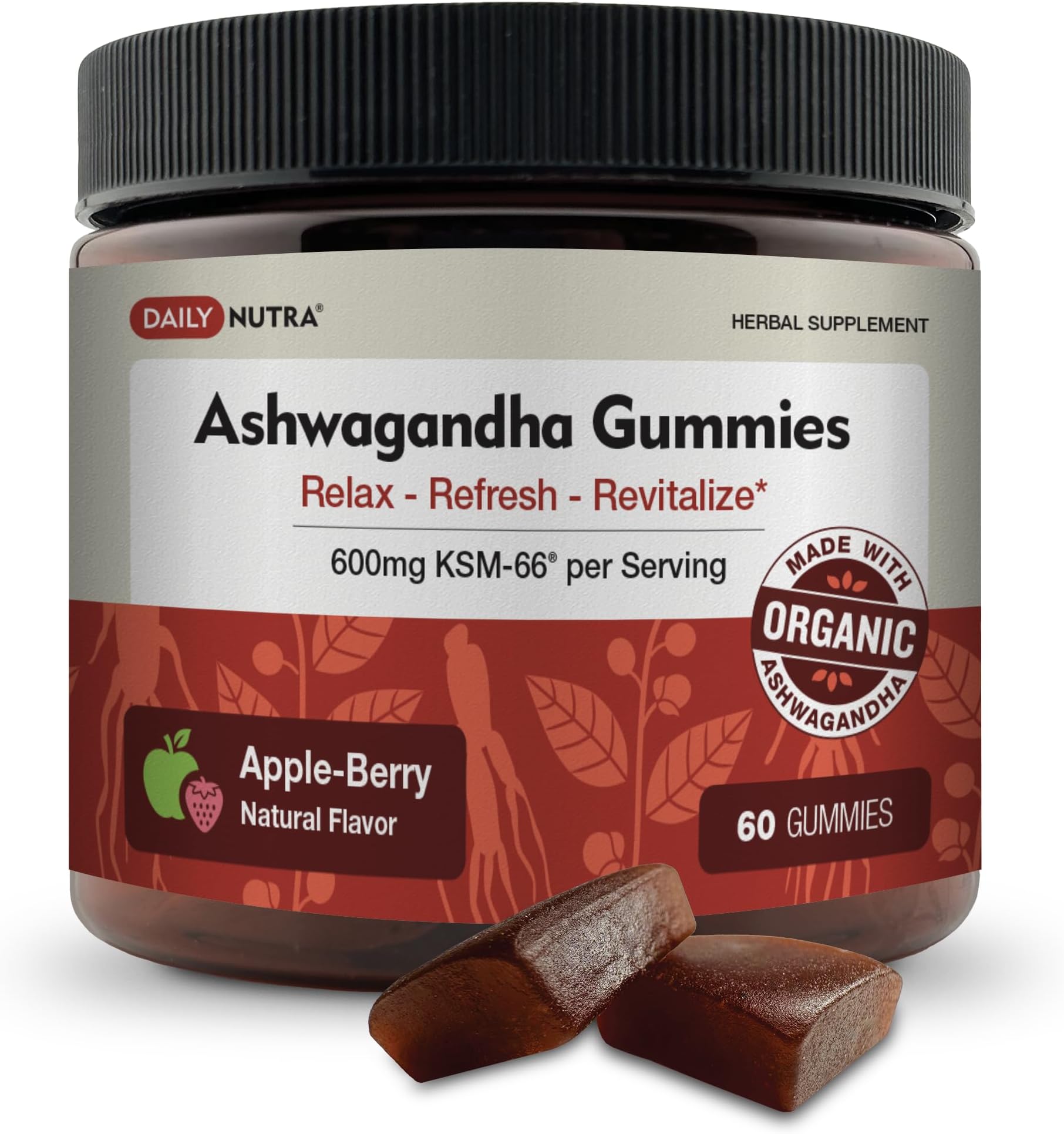 Amazon.com: Nature's Bounty Ashwagandha Gummies, 300mg KSM-66 ...