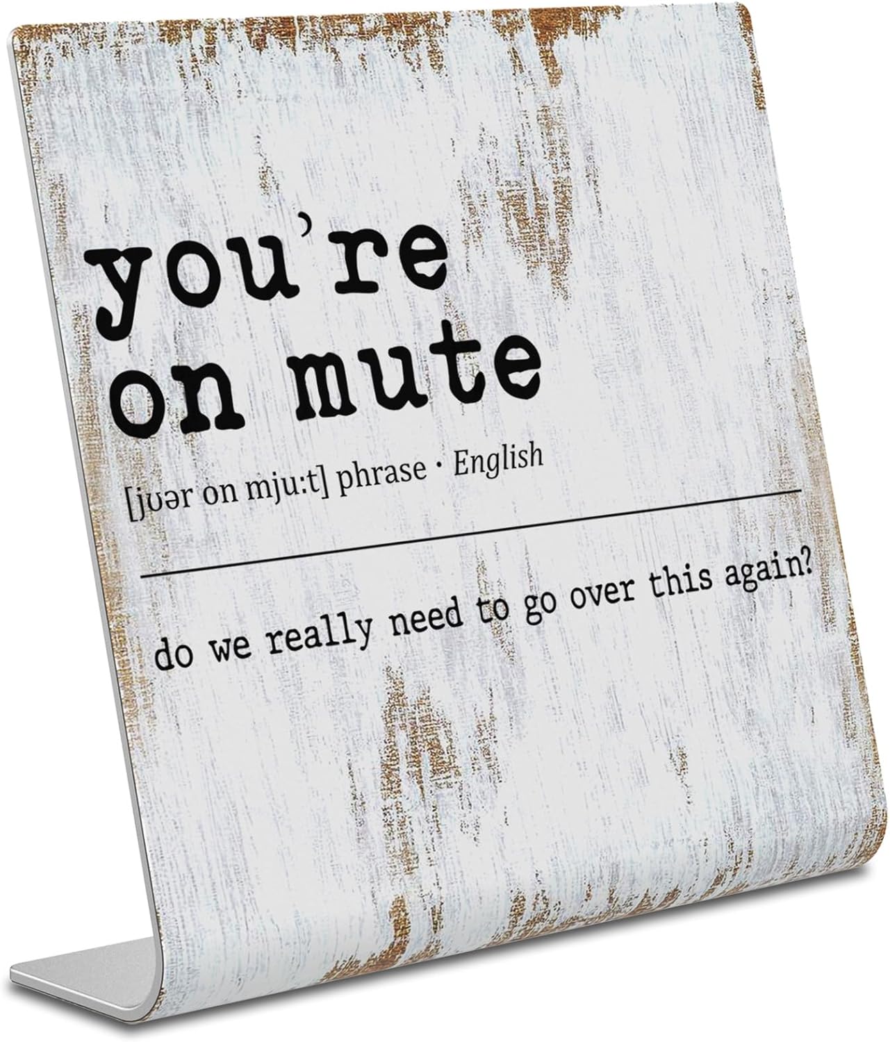 Amazon.com: You're on Mute Definition Humorous Office Gift for Coworker ...
