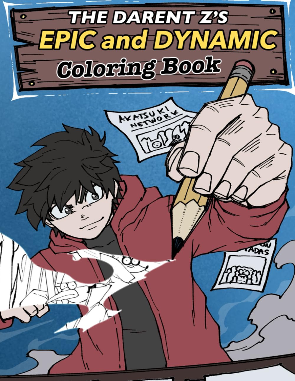Darent Z Epic and Dynamic Coloring Book: Z, Darent: 9798340014795 ...