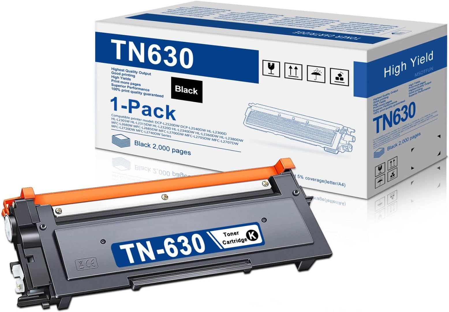 Amazon.com: TCT Premium Compatible Toner Cartridge and Drum Unit ...