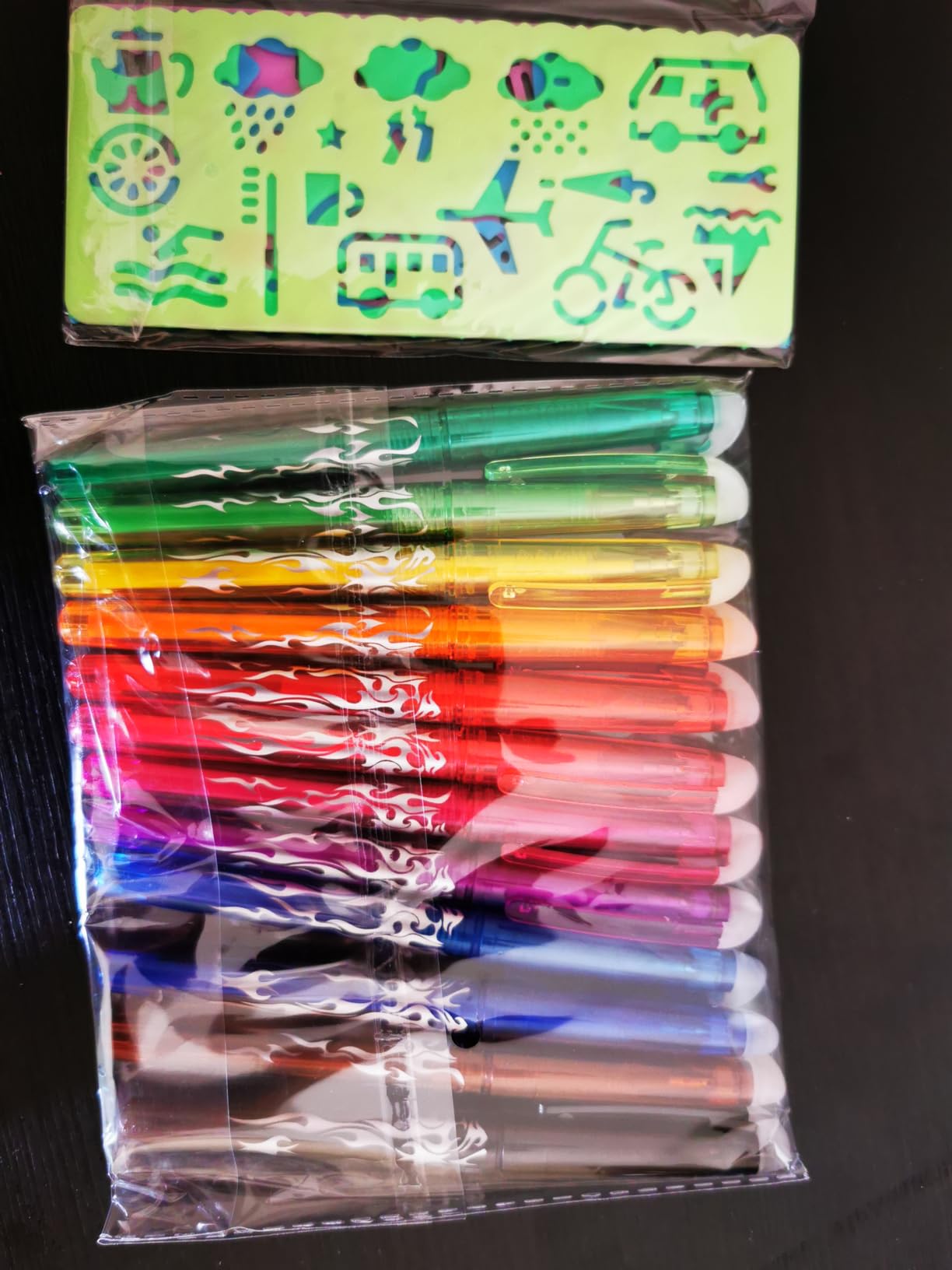 Erasable Pens, 12Pcs Erasable Gel Ink Rollerball Pen Erasable Gel Pens ...