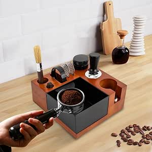 Amazon.com: Coffee Grounds Knock Box Coffee Bar Accessories Organizer ...