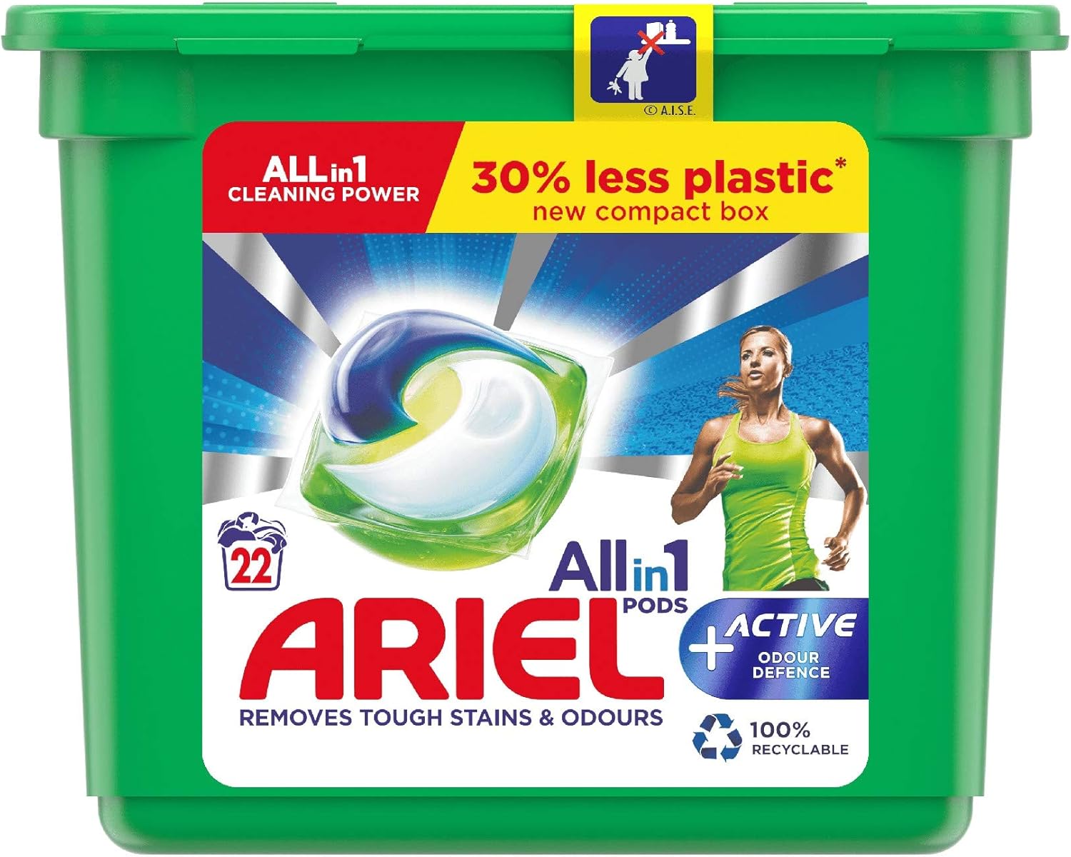 Ariel All-in-1 Pods Washing Liquid Laundry Detergent Tablets/Capsules ...