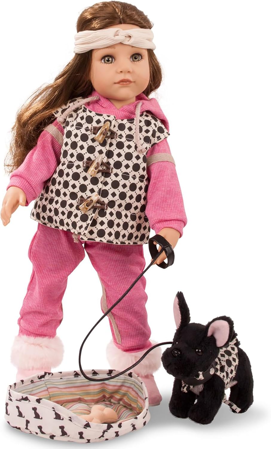 Amazon.com: Gotz Hannah Staycation - 19.5" All Vinyl Poseable Standing ...