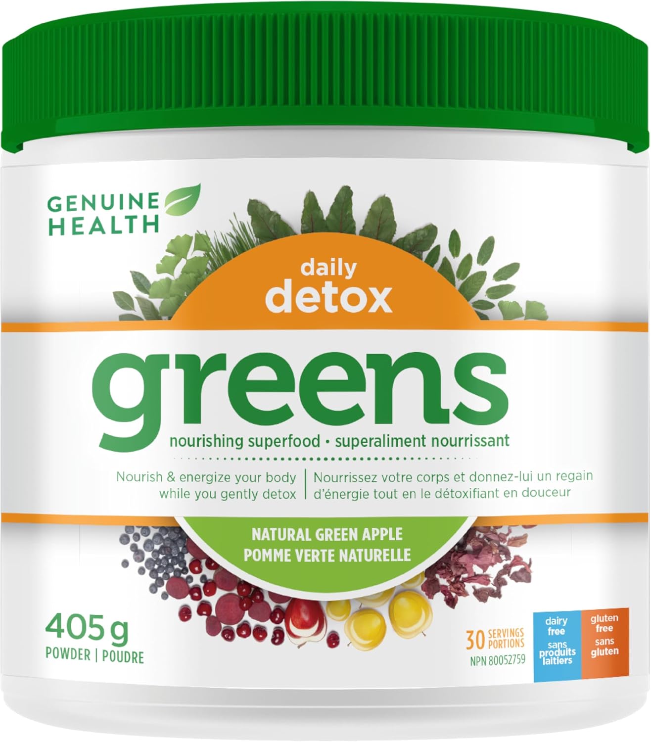 Greens+ Gentle Daily Detox Powder – 406 g of Natural, Organic Vegetable ...