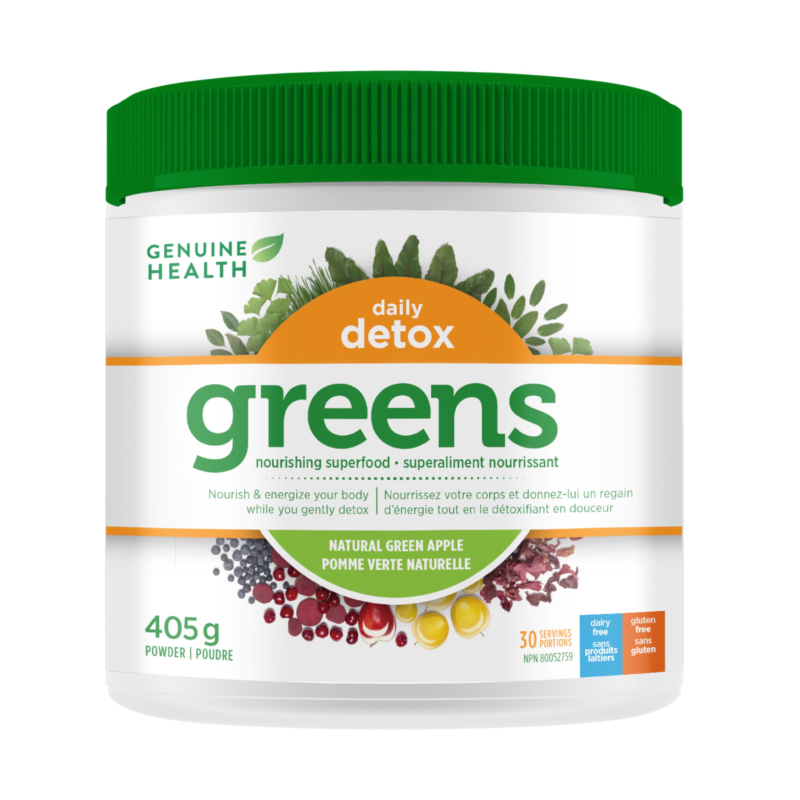 Greens+ Gentle Daily Detox Powder – 406 g of Natural, Organic Vegetable ...
