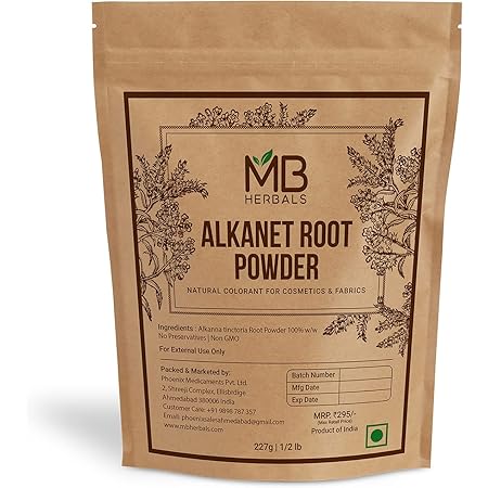 Amazon.com : MB Herbals Alkanet Root Powder 100 Gram (3.5 oz ...