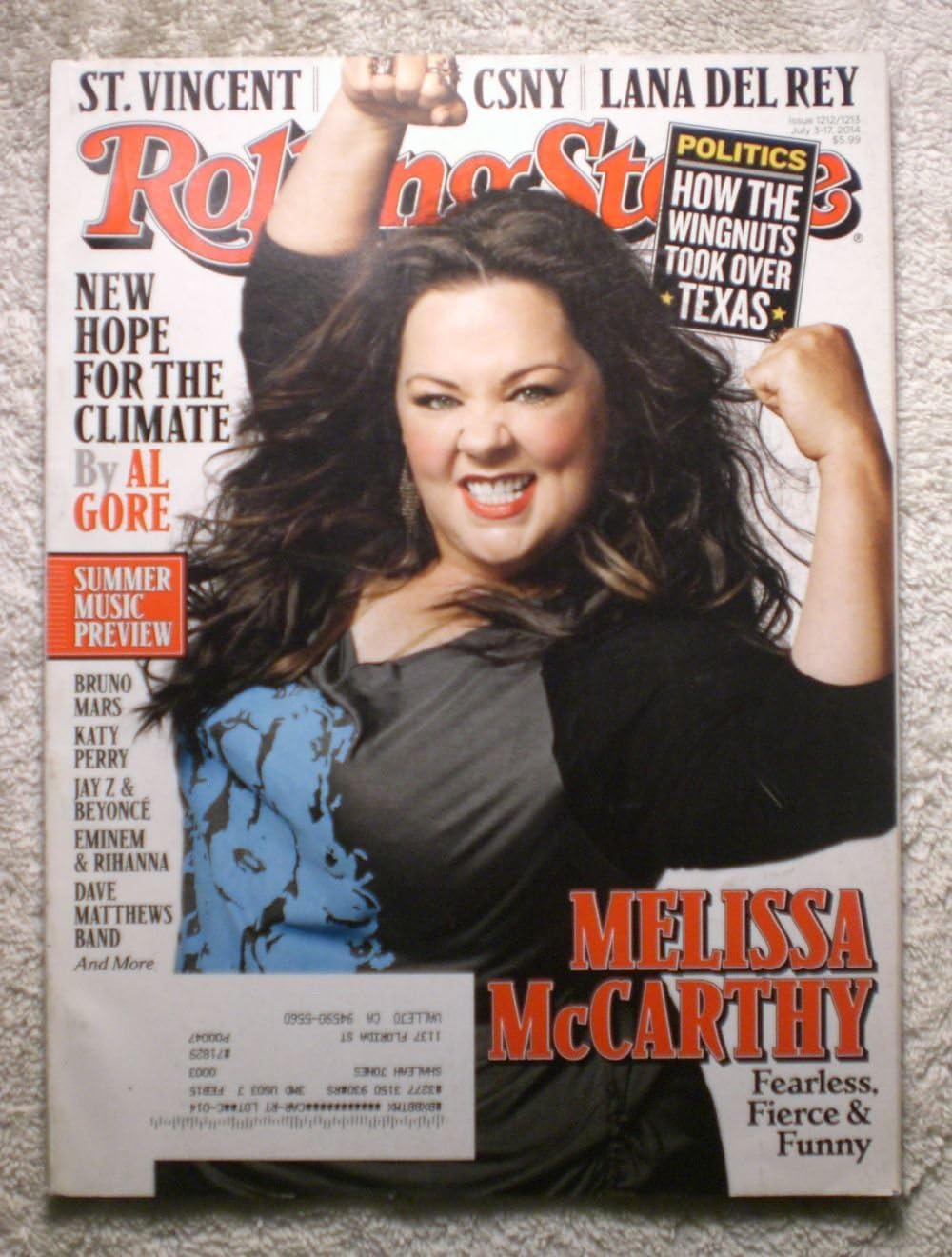Melissa McCarthy - Fearless, Fierce & Funny - Rolling Stone Magazine ...
