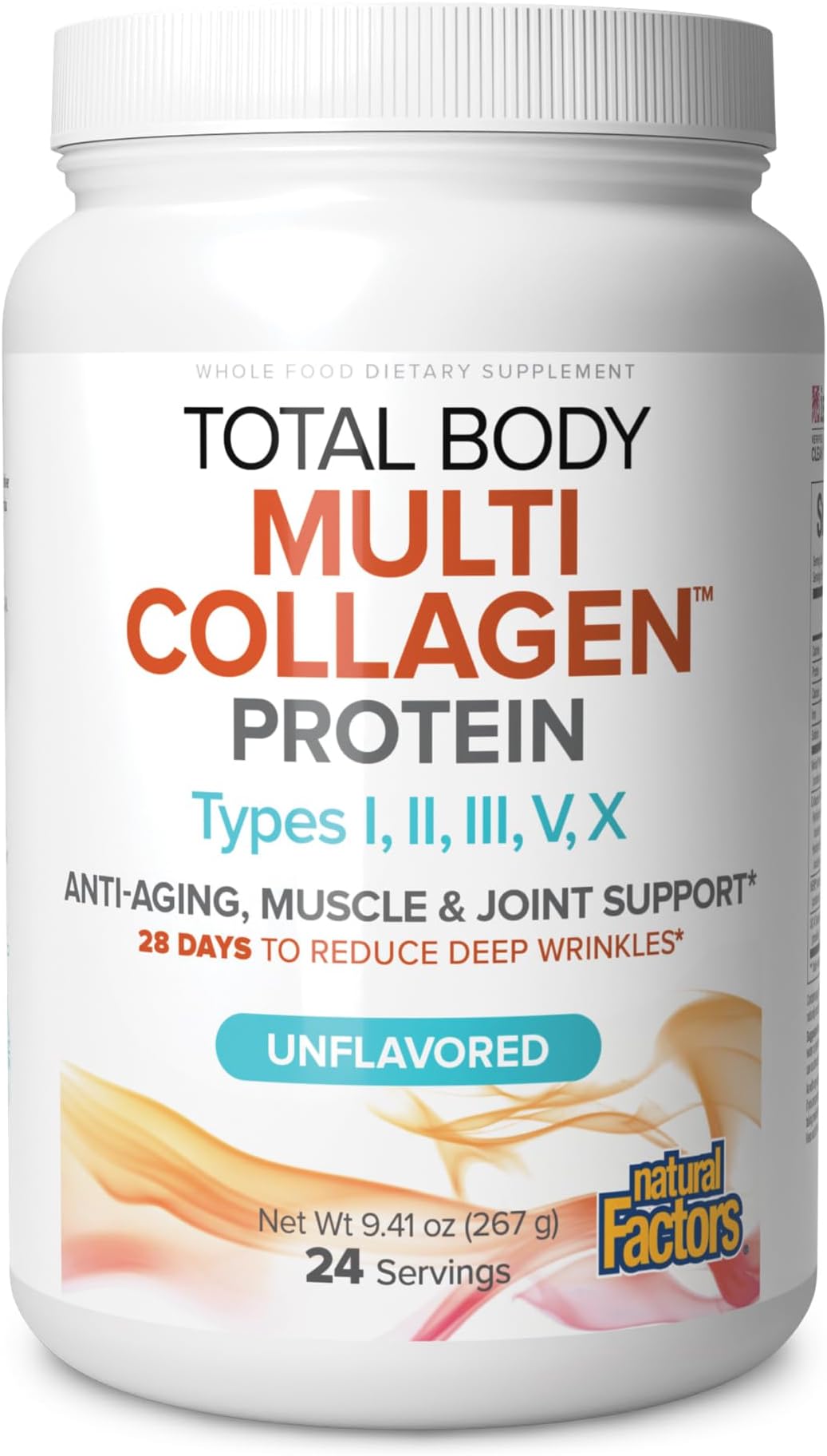 Amazon.com: Natural Factors, Total Body Multi Collagen Protein, 5 ...