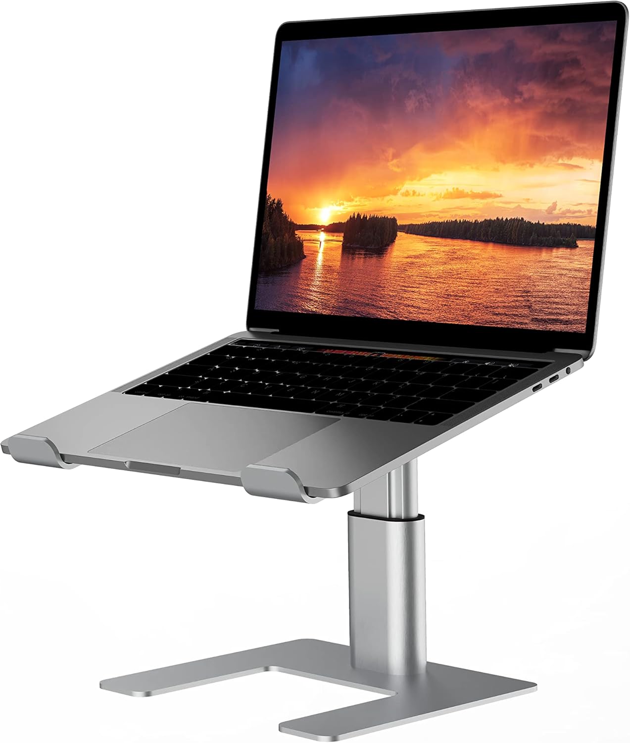 ALASHI Laptop Stand for Desk, Computer Stand Adjustable Height ...