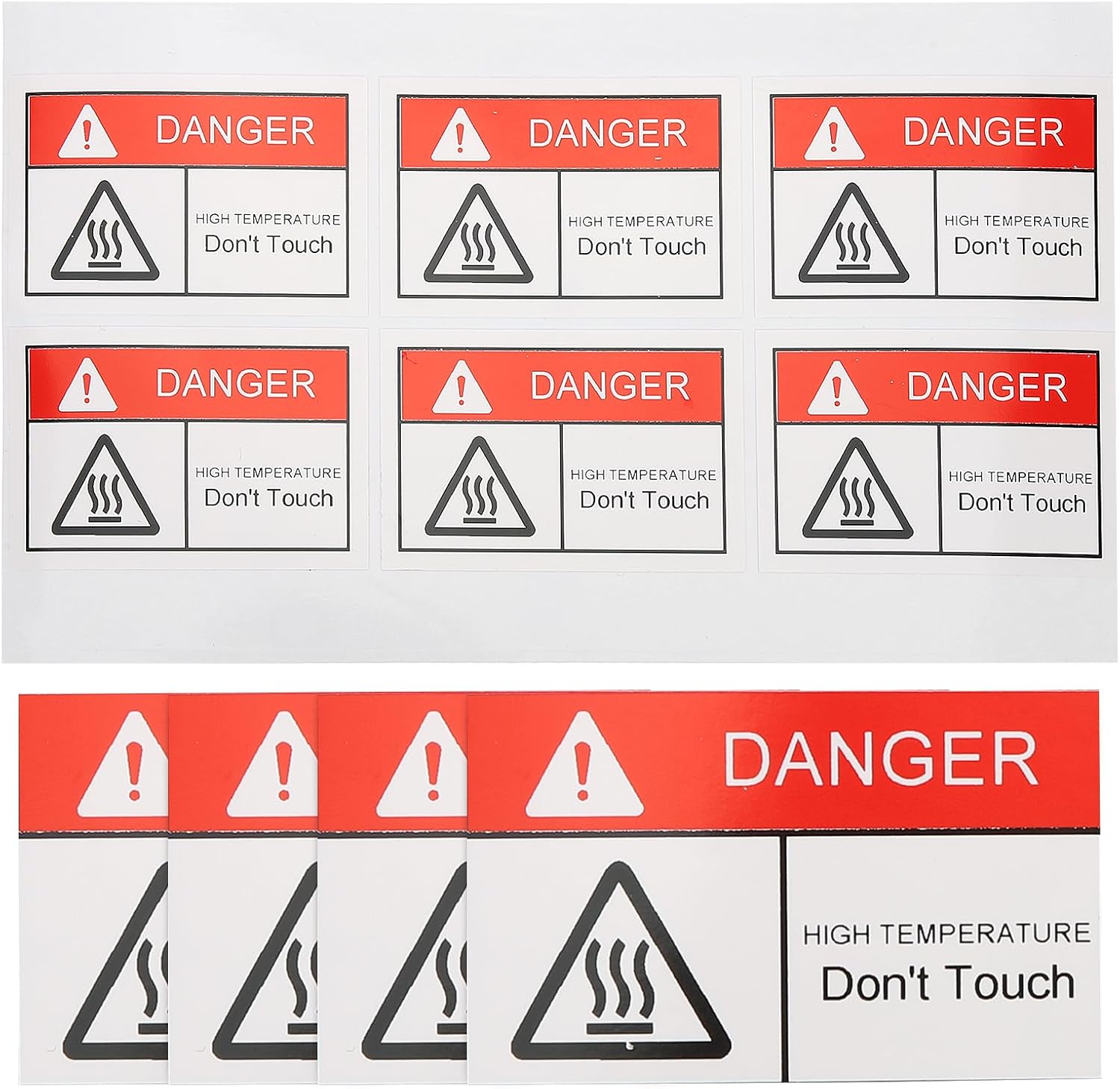 Amazon.com: ULTECHNOVO 10pcs Watch Out for Heat Stickers Sticker Labels ...