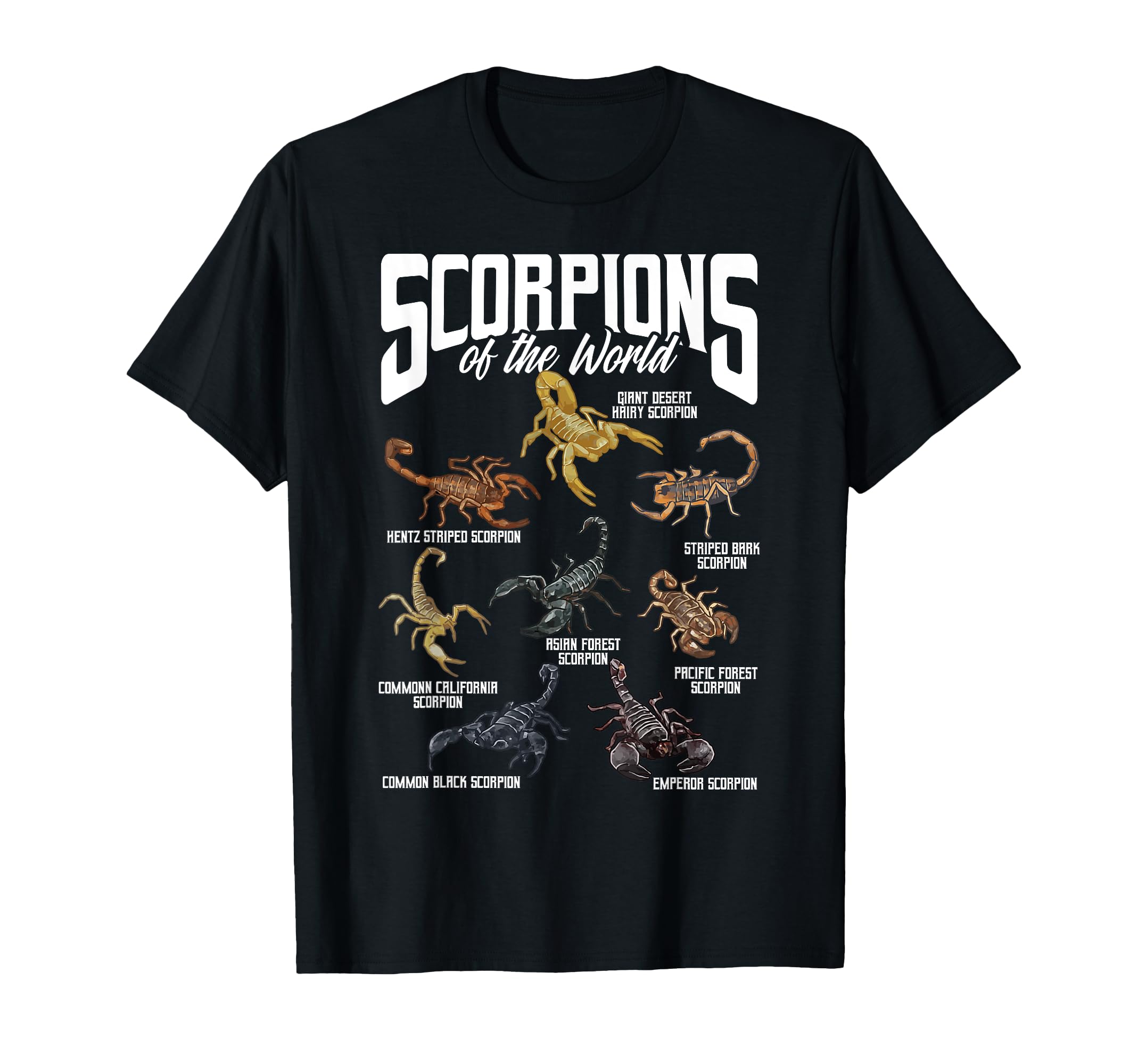 Amazon.com: Scorpions Animals of the World Arachnology Animal Lover T ...