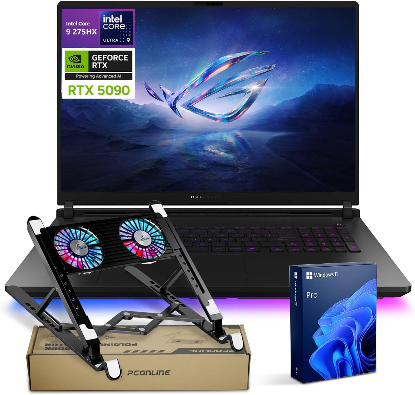 Amazon.com: ASUS ROG Strix Scar 18 G835 Intel Ultra 9 275HX NVIDIA RTX ...