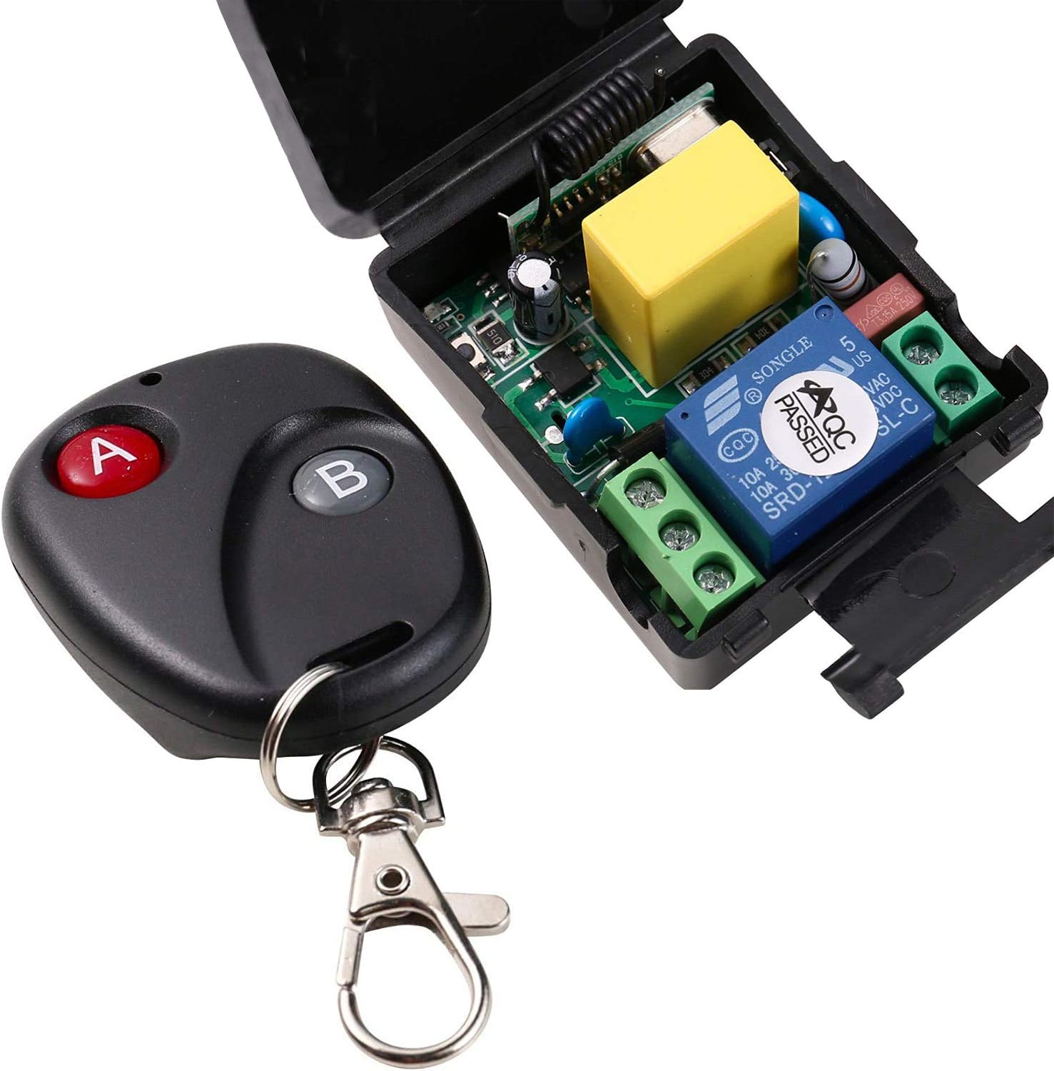 UHPPOTE 110VAC 1CH Wireless Remote Control Lighting Power Switch ...