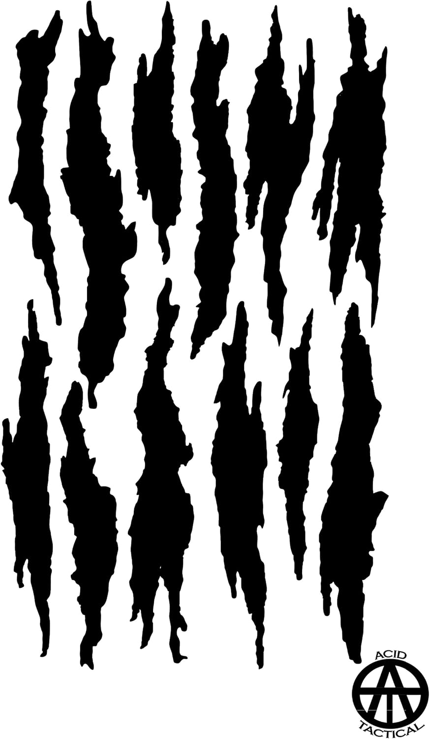 Buy Acid Tactical® 3 Sheets Mylar Camo Coating Stencils Camouflage Gun ...