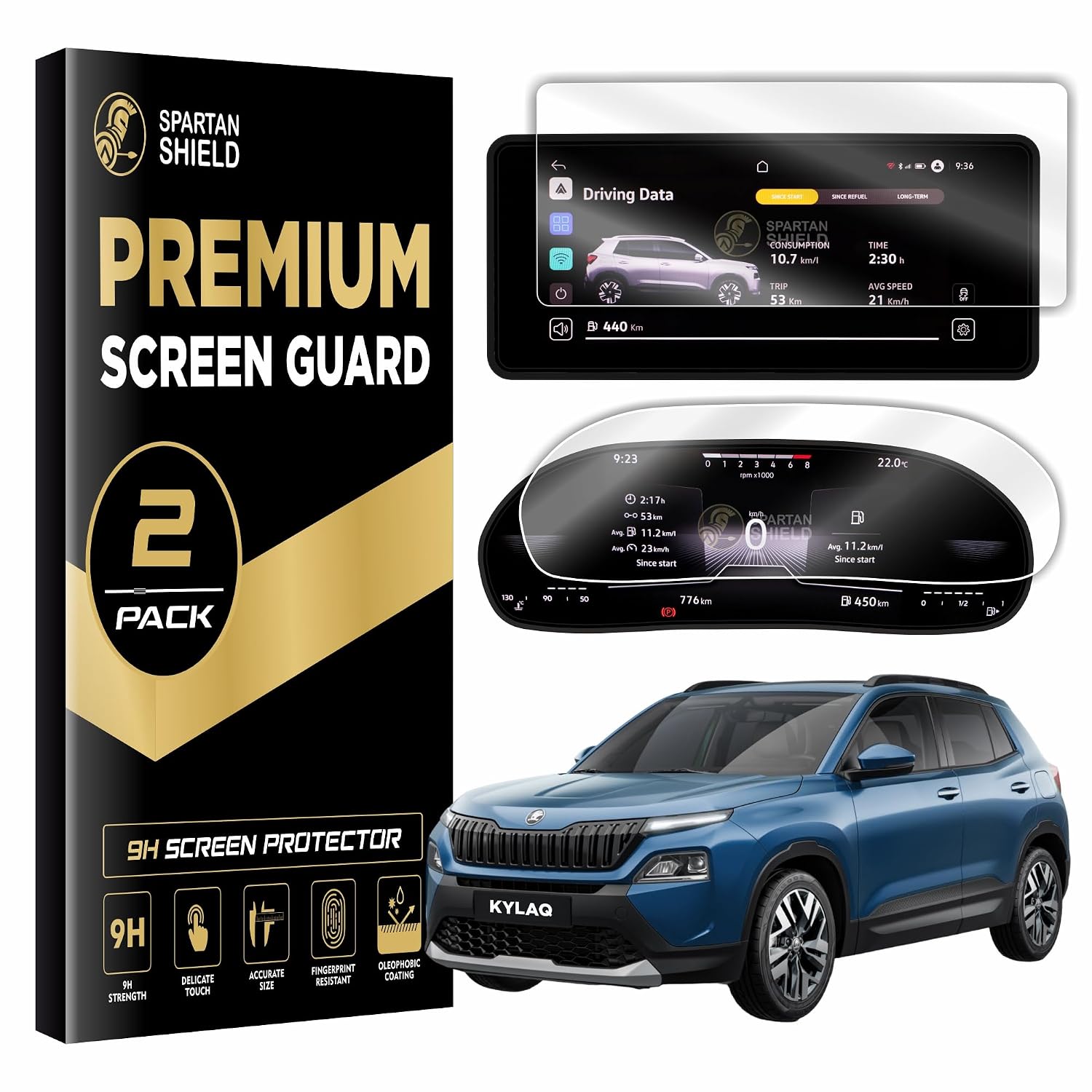 Spartan Shield TouchScreen Guard For SKODA KYLAQ |10.25 inch ...