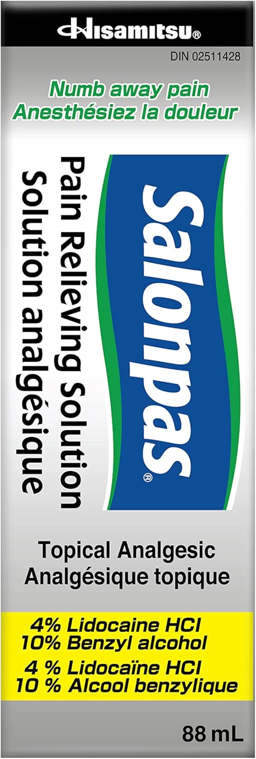 Salonpas Pain Relieving Solution : Amazon.ca: Health & Personal Care