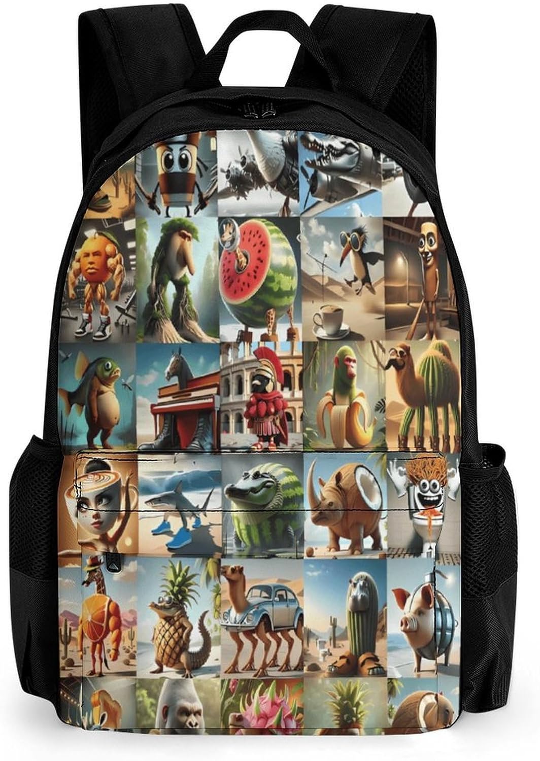 Amazon.com | Tisiwon Tralalero-Tralala Brainrot Merch Backpack With ...
