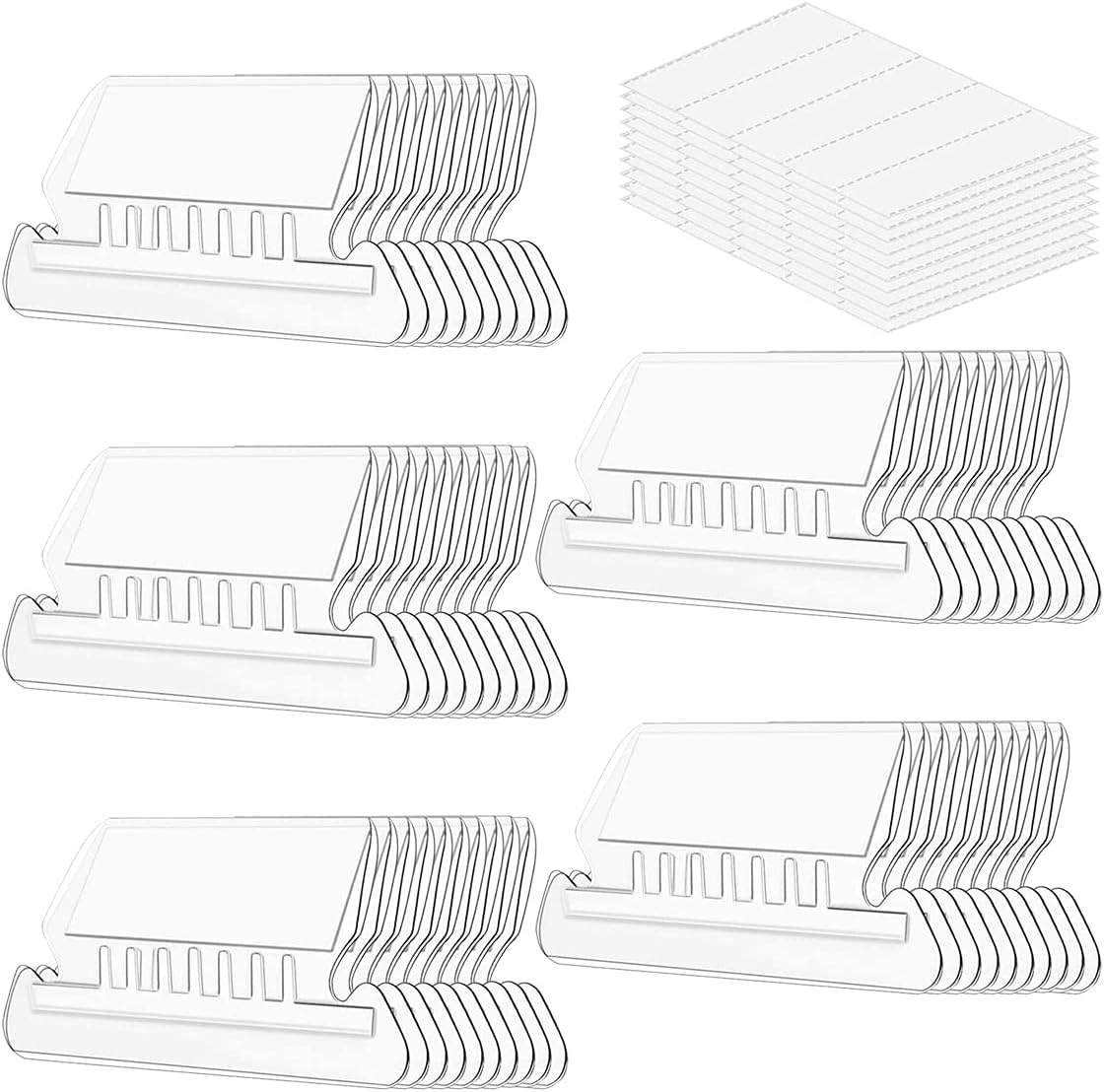 File Folder Tabs & Inserts, 50 Sets Hanging Folder Labels for Marking ...