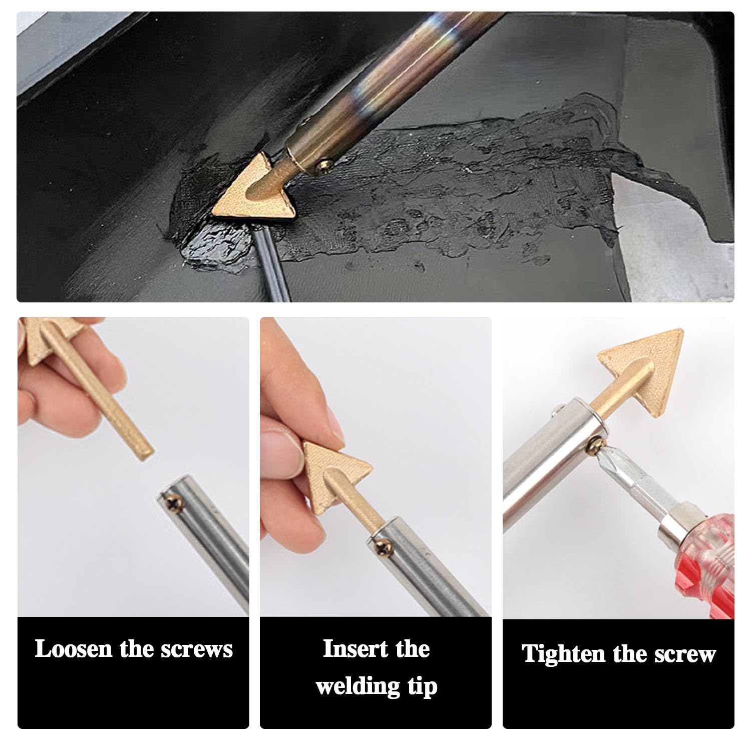 Soudeuse Plastique Plastic Welding Tips Set - 3 Piece Copper ...