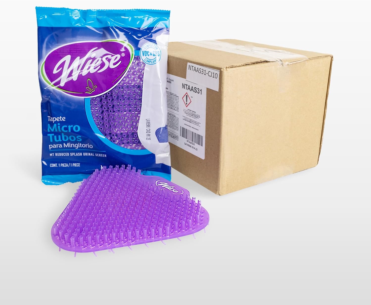 Tapete para mingitorio Antisalpicaduras Wiese (Paquete 10 Piezas ...