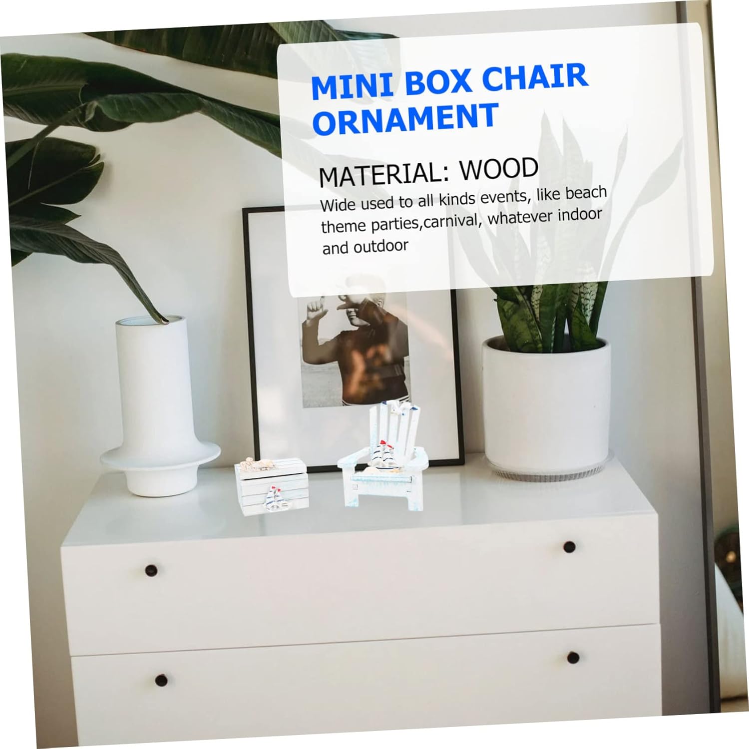 Amosfun 2 Sets Mediterranean Ornaments Mariposas Decorativas Mini ...