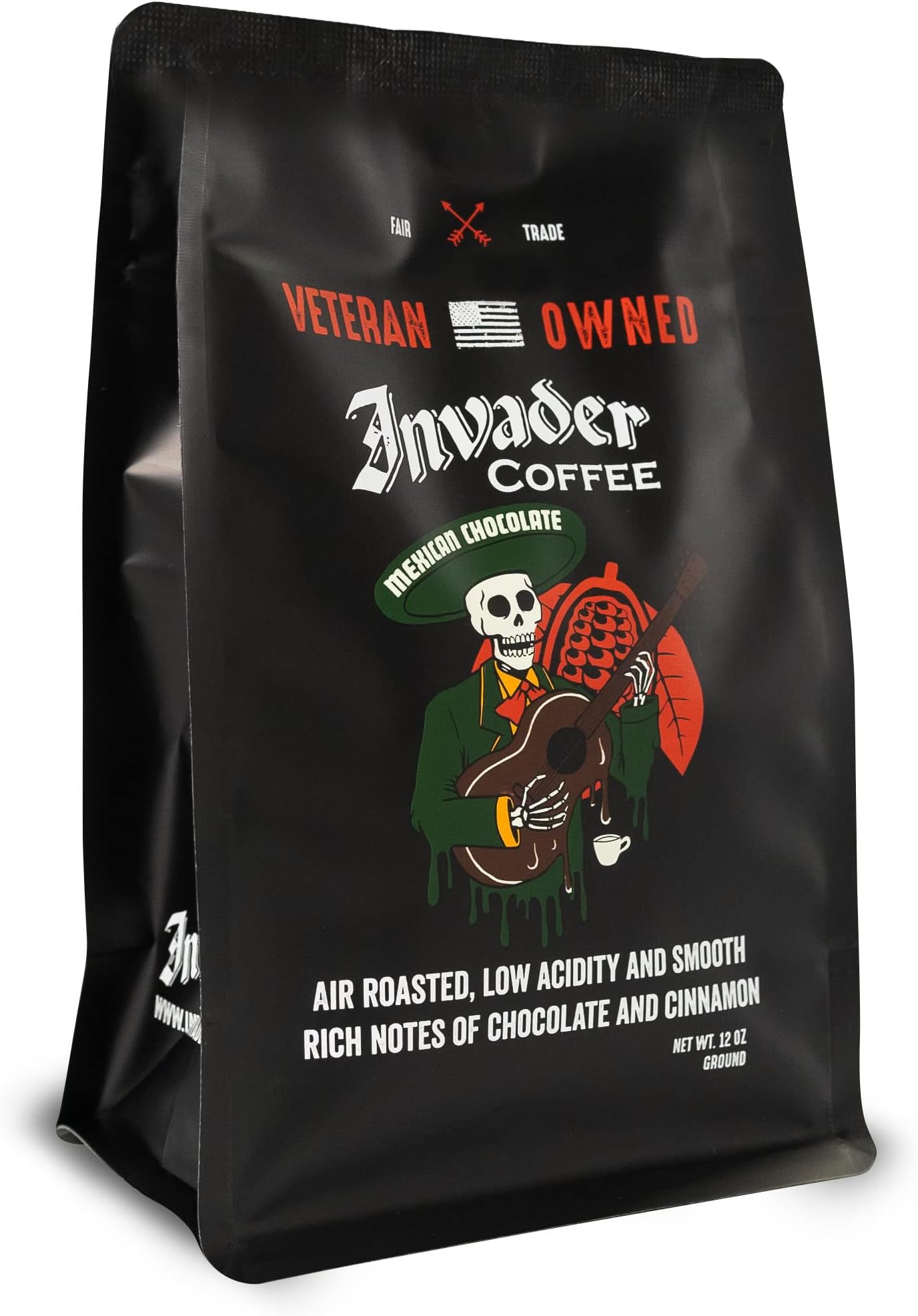 Amazon.com : Invader Coffee Mexican Chocolate Blend Air Roasted Coffee ...
