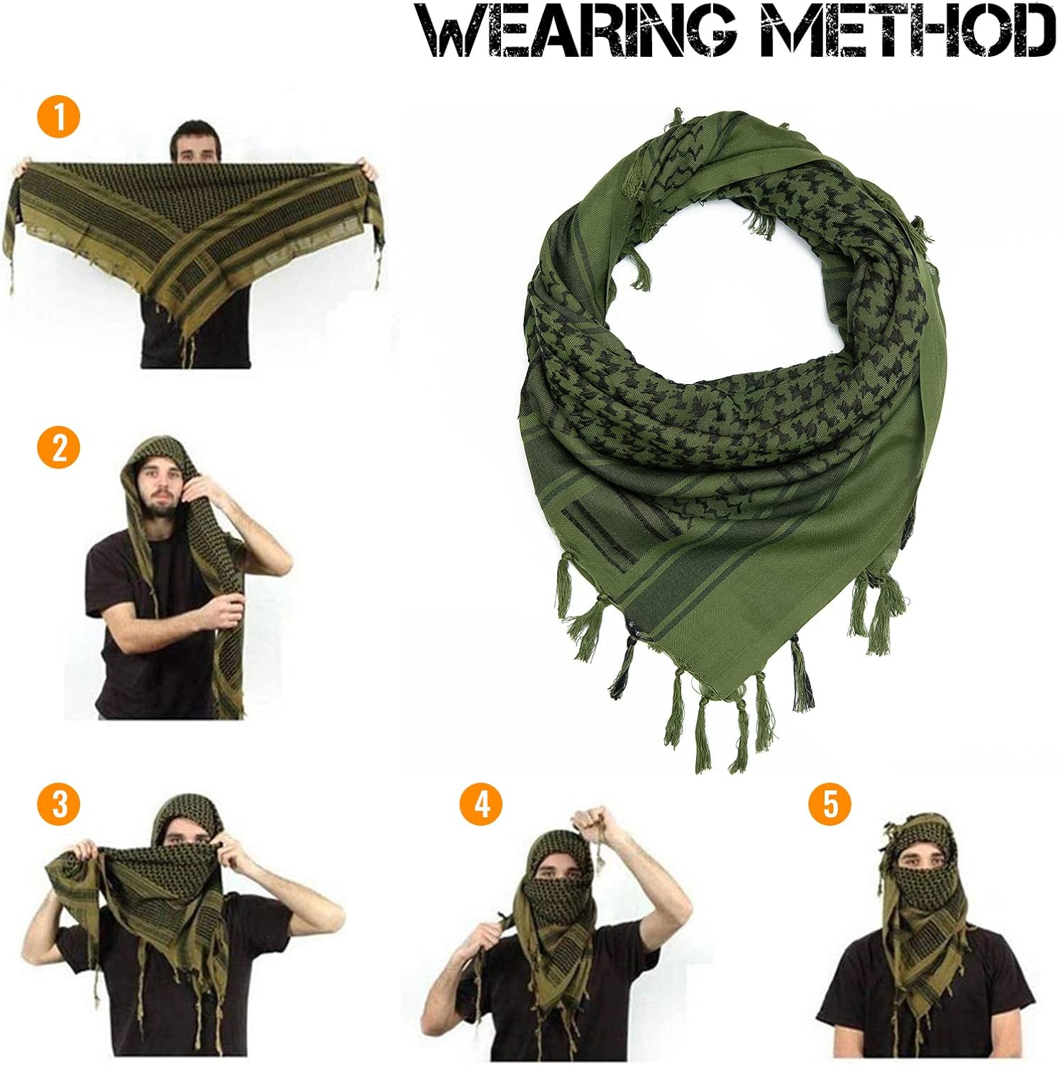ANTARCTICA Outdoor Hiking Scarves Hunting Tactical Desert Arab Scarf ...