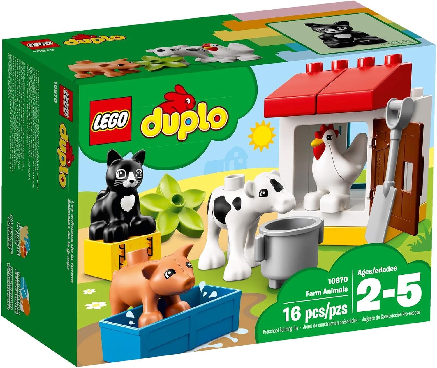 LEGO UK 10870 "Farm Animals" Building Block,Multicolor : Amazon.co.uk ...