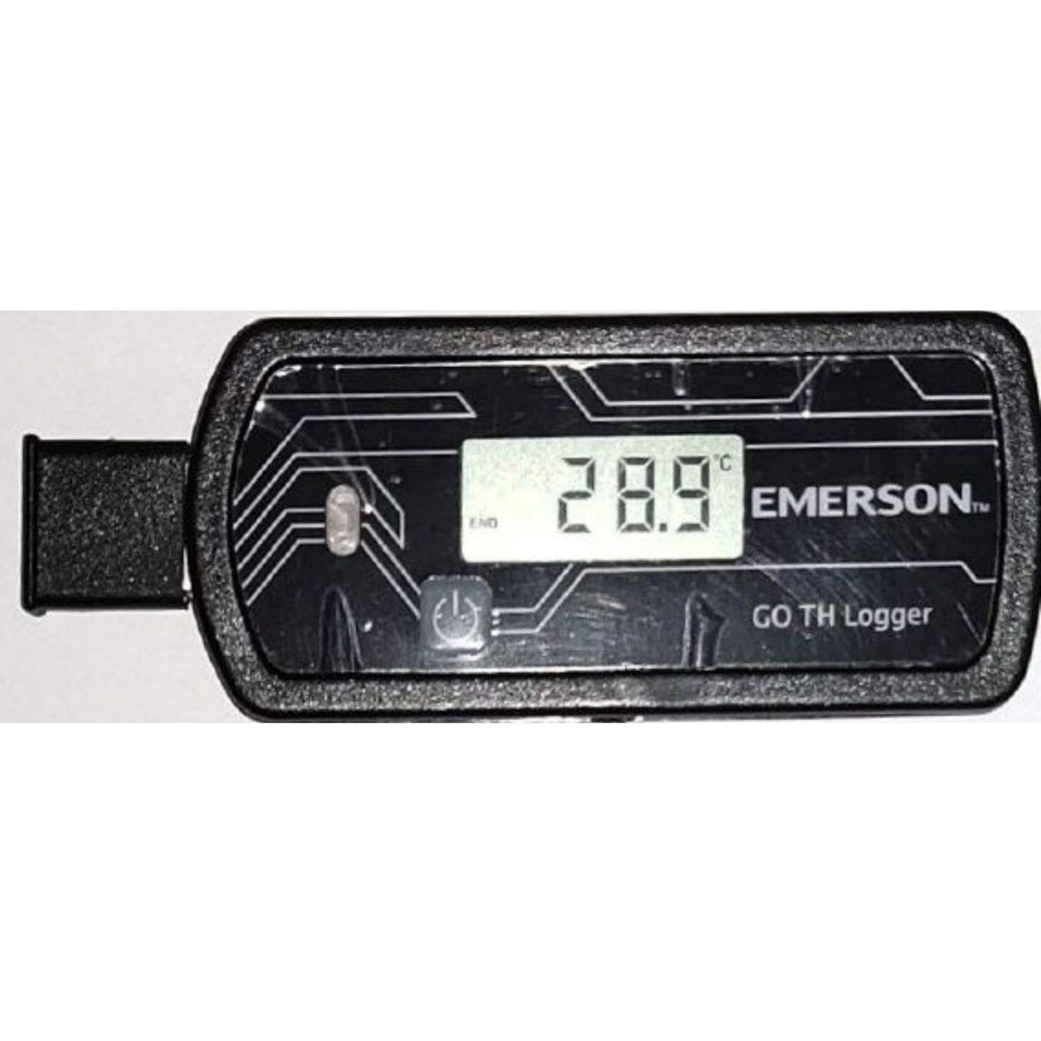 Emerson Reusable Temperature and Humidity GO TH Digital Data Logger ...